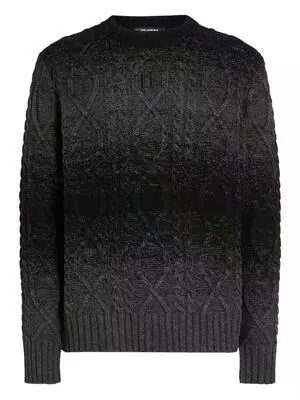 Karl Lagerfeld Cable-knit Jumper - Black