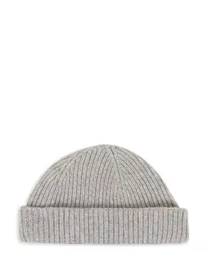 John Smedley Ribbed Beanie