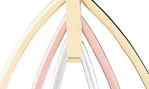 Lana Jewelry 14k Gold Teardrop Hoop Earrings