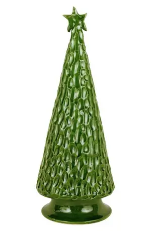 VIETRI Foresta Ceramic Tree - Dark Green
