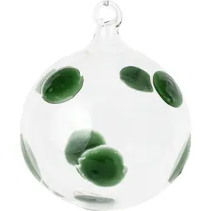 VIETRI Drop Glass Ornament - Green