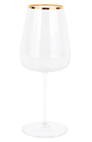 VIETRI Francesca Wine Glass - Gold