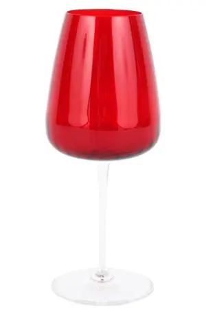 VIETRI Francesca Wine Glass - Red
