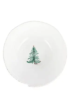 VIETRI Lastra Holiday Centerpiece Bowl - Green