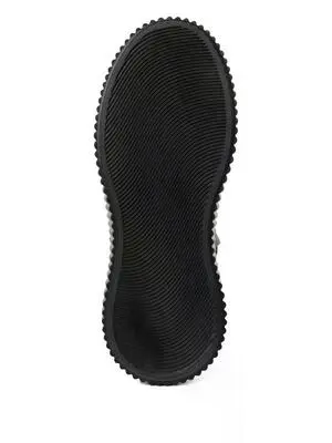 Karl Lagerfeld Lace-up Ribbed-knit Boots