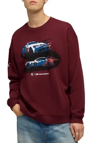PUMA Bmw Graphic Crewneck Sweatshirt