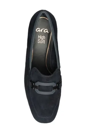 ARA Giza Loafer Pump - Navy