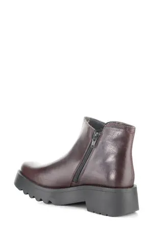 Fly London Platform Wedge Bootie - Wine