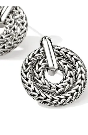 John Hardy Icon Link Frontal Hoop Earrings