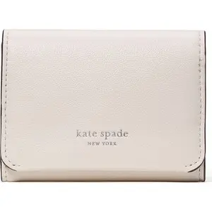 Kate Spade New York Halo Leather Card Case - Cream