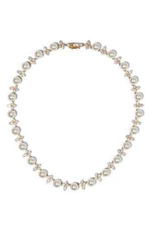 Nadri Clustered Collar Necklace - Gold