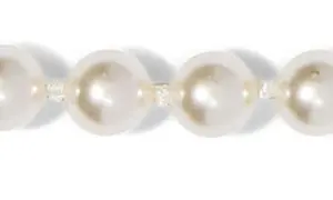Nadri Poppy Twist Ring Faux Pearl Necklace - Gold