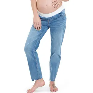Ripe Maternity Distressed Bottoms For Women