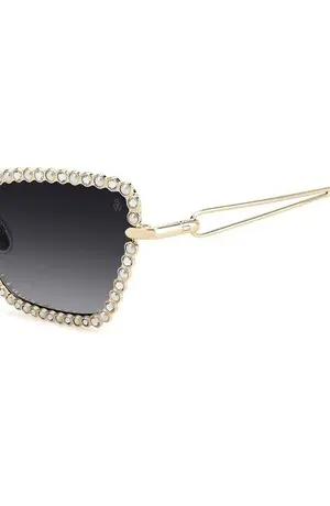 STUART WEITZMAN 53mm Embellished Cat Eye Sunglasses