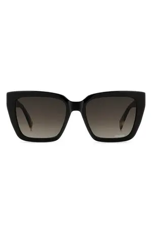 Missoni 54mm Embellished Square Sunglasses - Black/brown Sf