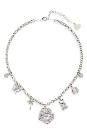 VIDAKUSH Charm Necklace - Silver