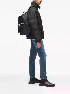 Karl Lagerfeld Logo-motif Backpack - Black