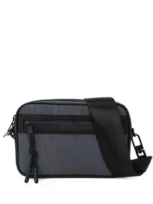 Karl Lagerfeld Monogram Camera Messenger Bag - Grey