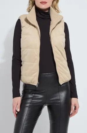 Lyssé Petra Reversible Puffer Vest