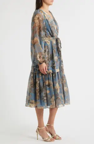 Kobi Halperin Belle Long Sleeve Midi Dress