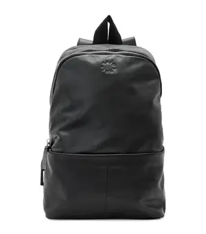 ALLSAINTS Leather Finn Backpack - Black