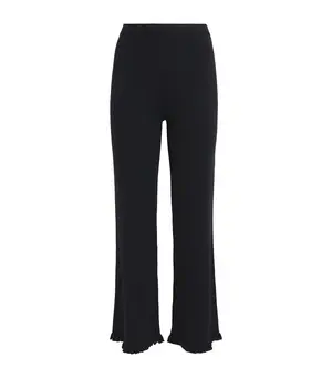 Claudie Pierlot Flared Knitted Trousers