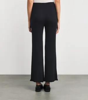 Claudie Pierlot Flared Knitted Trousers