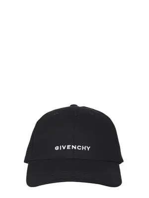 Givenchy Curved Logo Cap - Black
