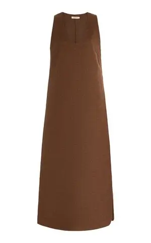 BY MALENE BIRGER Florence Wool Long Top - Brown