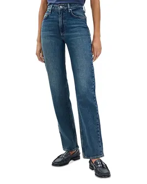 Rag & Bone Harlow Mid-rise Straight Leg Jeans - Ness