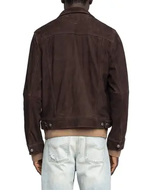 Zadig&Voltaire Bases Light Suede Trucker Jacket