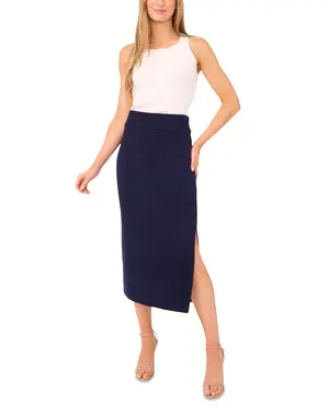 Ted Baker London Side Slit Maxi Skirt - Classic Navy