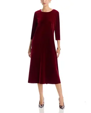 Caroline Rose A-line Midi Dress