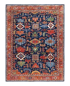 Bloomingdale'S Serapi M0103-88 Area Rug, 9'0x11'9 - Blue