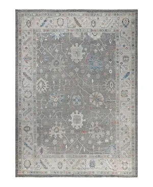 Bloomingdale'S Colorful Oushak M0103-33 Area Rug, 9'9x13'5 - Gray