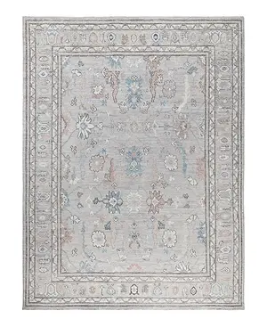 Bloomingdale'S Colorful Oushak M0103-40 Area Rug, 8'11x11'10 - Gray