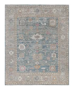 Bloomingdale'S Colorful Oushak M0103-48 Area Rug, 8'1x10'1 - Blue
