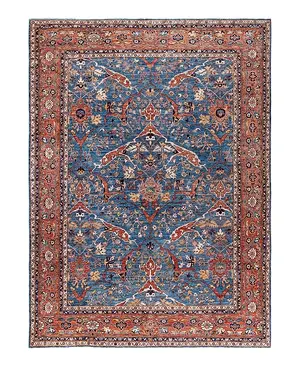 Bloomingdale'S Serapi M0103-120 Area Rug, 9'1x12'3 - Blue