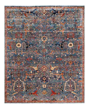 Bloomingdale'S Serapi M0103-267 Area Rug, 8'2x10'0 - Blue