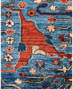 Bloomingdale'S Serapi M0103-159 Area Rug, 8'11x12'1 - Blue