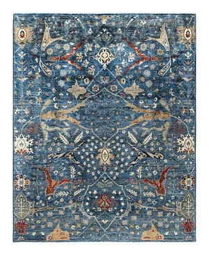 Bloomingdale'S Serapi M0103-288 Area Rug, 8'2x9'11 - Blue