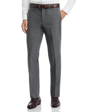 Bloomingdale'S Flannel Flat Front Trousers Exclusive
