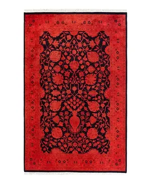 Bloomingdale'S Fine Vibrance M1411 Area Rug, 4'1x6'4 Orange