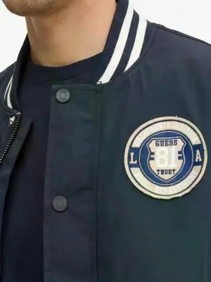 Guess Twill Patch Bomber Jacket