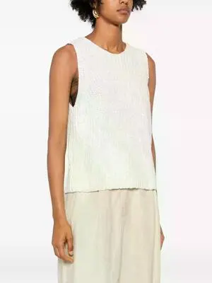 Marc O'polo Sleeveless Open-knit Top