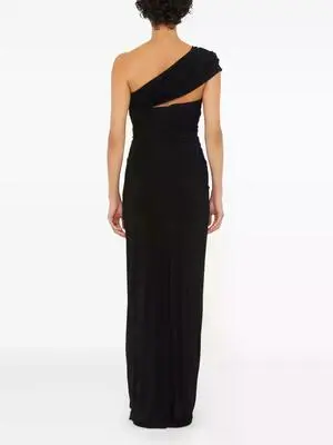 Christopher Esber Beach Glass Draped Maxi Dress - Black