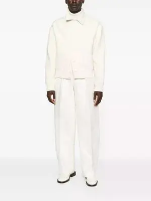 Jacquemus Felt Wool Bomber Jacket