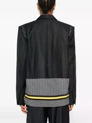 SONIA CARRASCO Panelled Wool Jacket