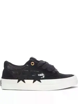 Amiri Star Crocodile Sneakers - Black