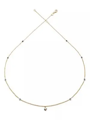 WE BY WHITEBIRD 18k Gold Sapphire And Diamond Pendant Necklace - Yellow